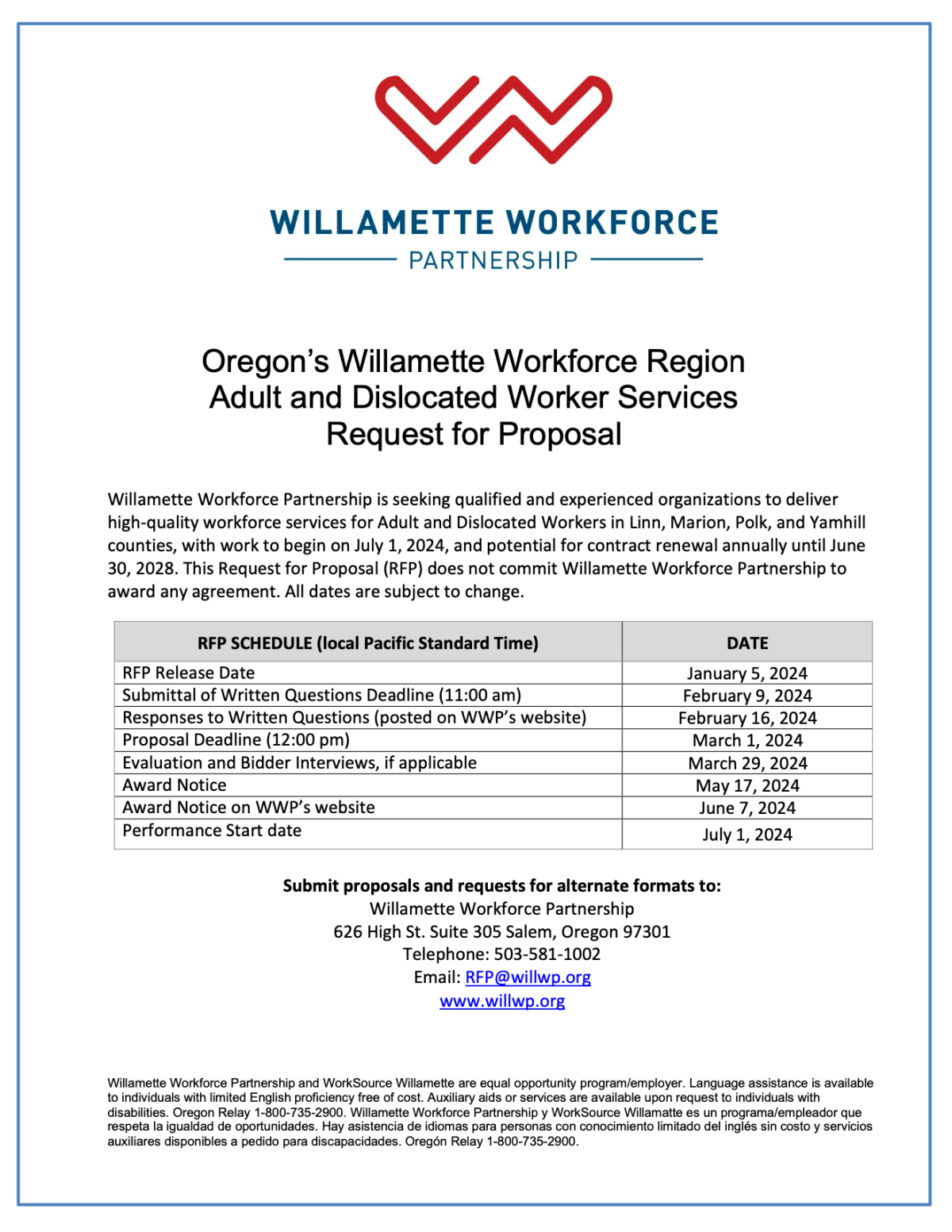 Home - Willamette Workforce