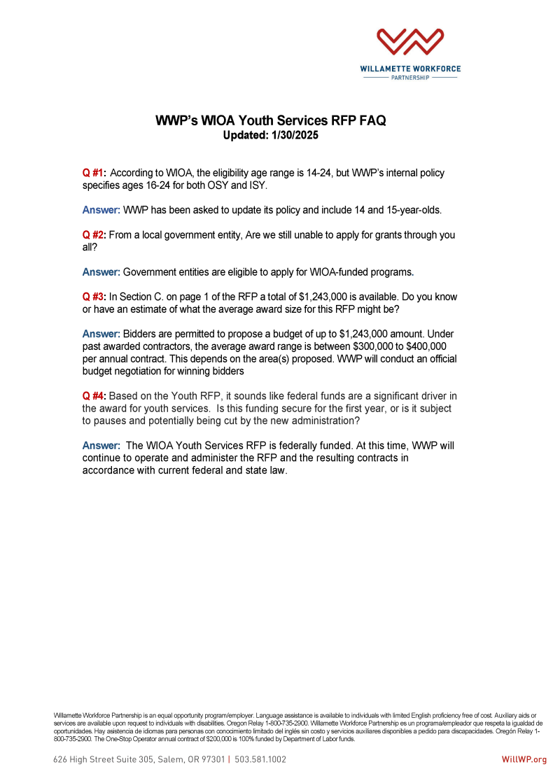 Home - Willamette Workforce