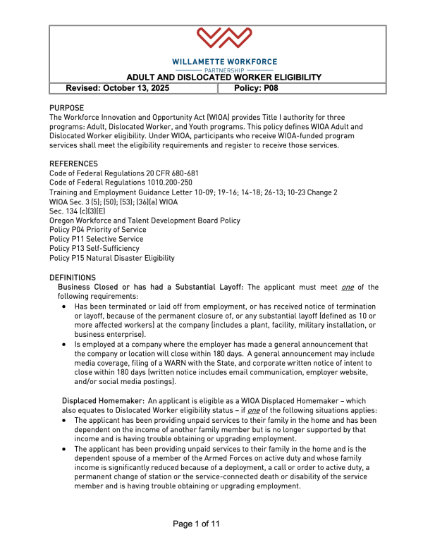 Home - Willamette Workforce